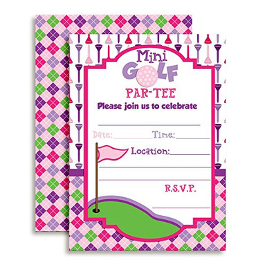 Amanda Creation Mini Golf, Putt Putt Birthday Party Fill in Style ...