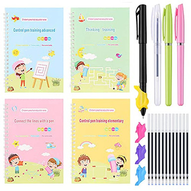 Magic Practice Copybook- Line Patterns Pen Control for Kid- Improving ...