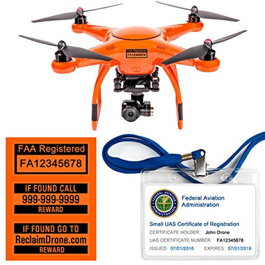 Autel X-Star- FAA Drone Labels -2 Sets of 3- Plus FAA UAS Registration ...