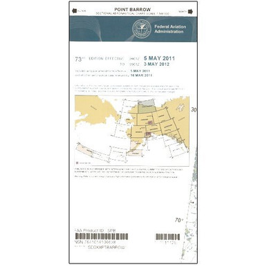 FAA Chart- VFR Sectional Point Barrow SPB -Current Edition ...