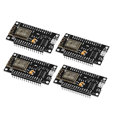 4Pcs ESP8266 NodeMcu ESP8266 Module-ESP-12E NodeMcu LUA CP2102 Internet WiFi Development Board ...