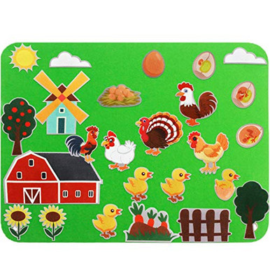Flannel Felt-Board Stories for Toddlers Preschool- Animals Life Cycle ...