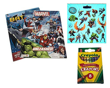 Marvel Heroes Coloring and Activity books with 8ct Crayola Crayons And ...