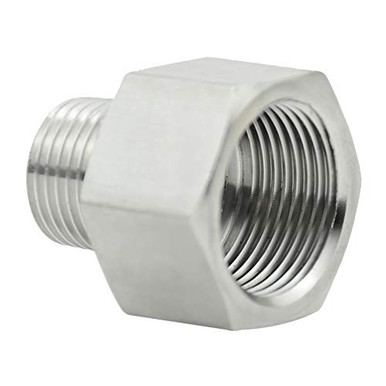 Beduan Stainless Steel Thread Adapter M20 Female to NPT 1/2inch Male Pipe Fitting Converter ...