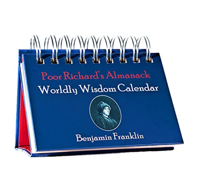 Benjamin Franklin Quotes Daily Flip Calendar - Perpetual 365 Days of ...