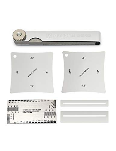 Holmer Guitar Luthier Tools with 15 Blades Feeler Gauge Metric- String ...