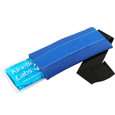 Ice Pack Wrap with Elastic Strap by Kinetic Labs - Hot Cold Gel Pack ...