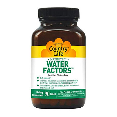 Country Life Water Factors- 90-Count - Warehousesoverstock