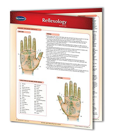 Reflexology Chart - Natural Health - Medical Quick Reference Guide by ...