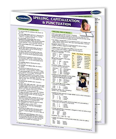Spelling Capitalization and Punctuation - Grammar Quick Reference Guide ...