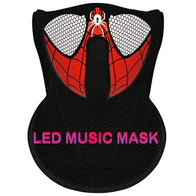 LED Music Mask- Light Up Mask-Sound Activated Mask for Dancing-Riding ...