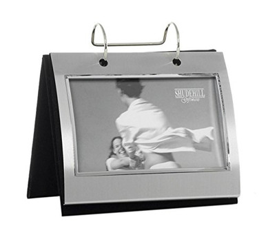Photo Frames 74100 Silver Colour Free Standing Flip Album - Holds 50 of ...