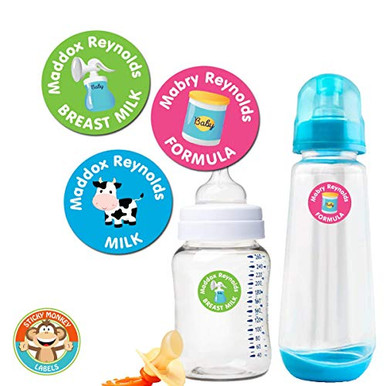 Breast Milk Labels - Formula Labels - Baby Bottle Labels - Waterproof ...