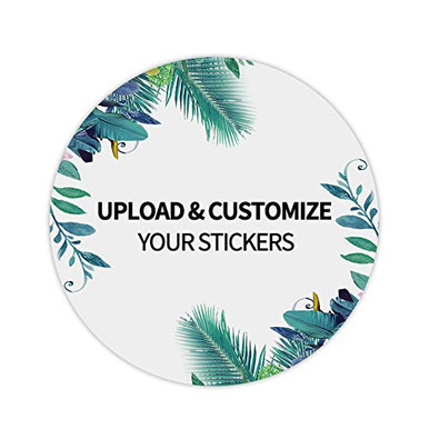 Custom Stickers- 60pcs Pack 2''x2'' Circle Waterproof Fading Resistance ...