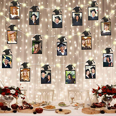 Graduation Caps Photo Banner Set Including 30 Pieces Graduation Cap ...