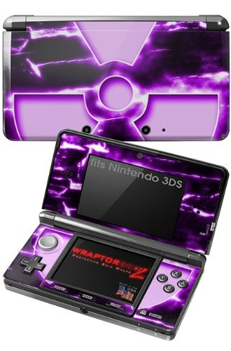 Nintendo 3DS Decal Style Skin - Radioactive Purple - Warehousesoverstock
