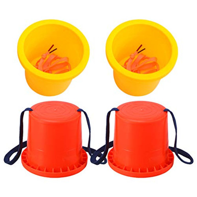 Garneck Kids Bucket Stilts Plastic Balancing Stilts Walking Cups for ...