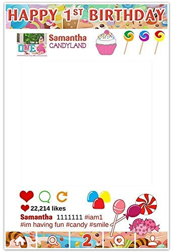 Candyland Candies Sweet Selfie Frame Poster - Warehousesoverstock