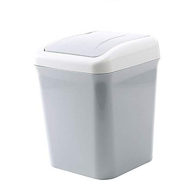 FORUU Hidden Retractable Trash Can-Office Desk Adhesive Dustbin Garbage ...
