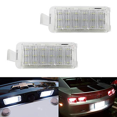 iJDMTOY OEM-Fit 3W Full LED License Plate Light Kit Compatible with ...