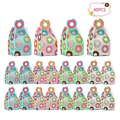 40Pcs Donut Party Favor Boxes - PartsExtra Donut Candy Boxes Donut Grow ...