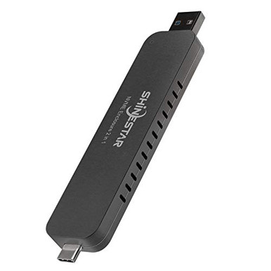 SHINESTAR 2 in 1 NVME Enclosure- No Cable Needed- Based on JMS583 10 ...