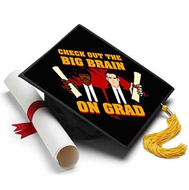 Tassel Toppers Pulp Fiction Grad Cap Decorated Grad Caps - Movie Quotes ...