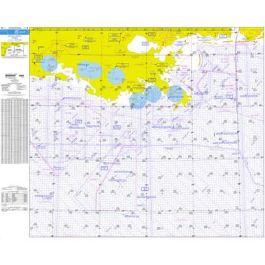 FAA Chart- IFR Gulf of Mexico Central - Warehousesoverstock