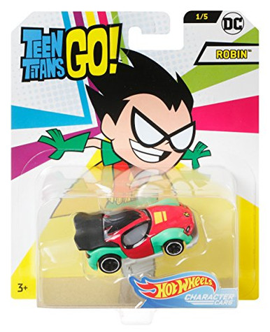 Hot Wheels Teen Titans Go Robin Vehicle, 1:64 Scale - Warehousesoverstock