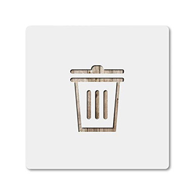 Trash Can- Stencil Pack Large 10 Inch and 5 Inch Plastic Mylar Stencil ...