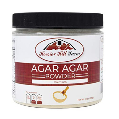 Hoosier Hill Farm Original Agar Agar powder 8 oz.- batch tested gluten ...
