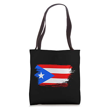 Puerto Rican Flag - Pride Puerto Rico Boricua Brush Stroke Tote Bag ...