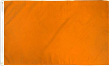 TM Orange Solid Color Flag 3x5 Blank Sublimation Flag Bright Orange ...