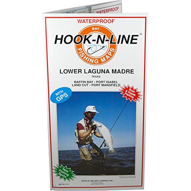 Hook-N-Line Map F115 Lower Laguna Madre - Warehousesoverstock