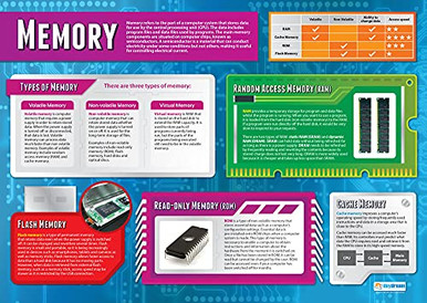 Memory | Computer Science Posters | Laminated Gloss Paper measuring 33 ...