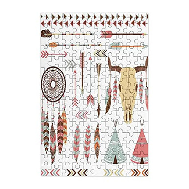 Mini Jigsaw Puzzle 150 Pieces Native American Tribal Indian ...