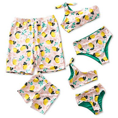 IFFEI Mommy and Me Family Matching Swimsuit One Piece Beach Wear Summer ...