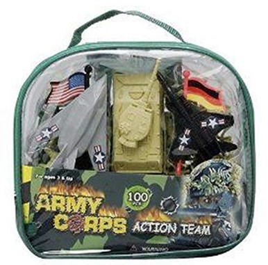 Happy Deals~ Deluxe 100 Piece Military Army Play Set - Tanks Planes ...