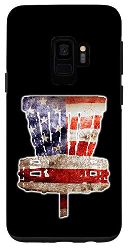 Galaxy S9 American Flag on Disc Golf Basket - Cool Disc Golf Flag Case ...