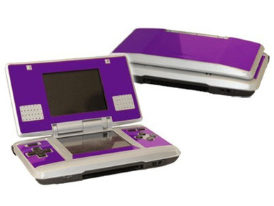Poppin Purple Vinyl Decal Faceplate Mod Skin Kit for Nintendo DS ...