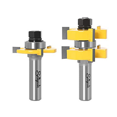 Tongue and Groove Router Bit Set 1/2 Shank- SellyOak Tongue Groove ...