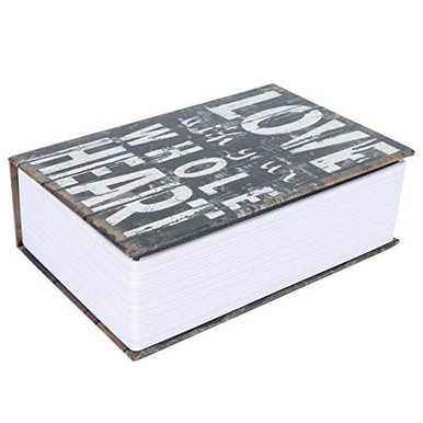 Money Box- Mini Simulation Book Money Box- Safe Box with Combination ...