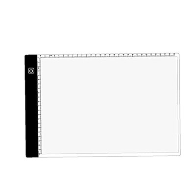 Light Boxes- 5mm Adjustable Brightness LED Drawing Light Pad- Portable ...