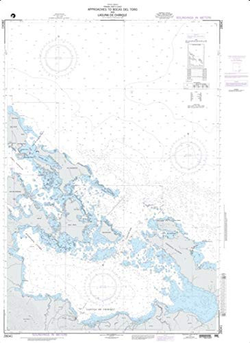 NGA Chart 28041-Approaches to Bocas Del Toro and Laguna De Chiriqui ...
