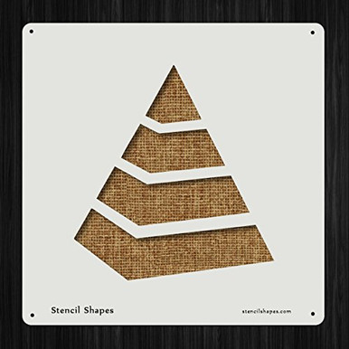 Pyramid Architecture Chart Layers Structure Style 17220 DIY Plastic ...