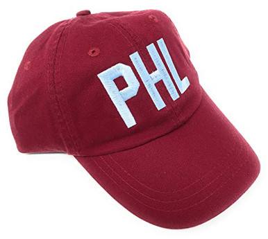 Custom Embroidered PHL Philadelphia International Airport Code Hat ...