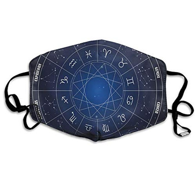 Personality Mask Windproof Breathable Mouth Cover-Zodiac Horoscope ...