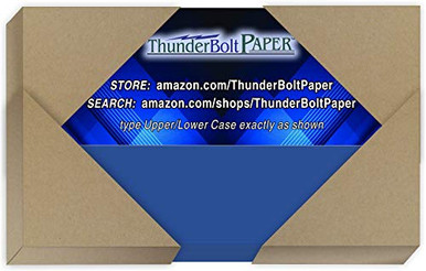 200 Bright Royal Blue 65 Cardstock Paper 3inch X 5inch -3X5 Inches ...