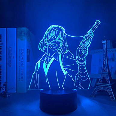Quzim Anime 3D Night Light Illusion Light Kakegurui led Bedroom Night ...