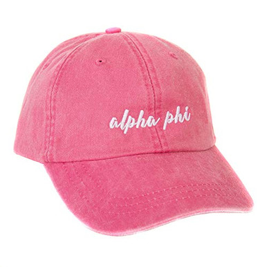 Desert Cactus Alpha Phi -N- Sorority Baseball Hat Cap Cursive Name Font ...